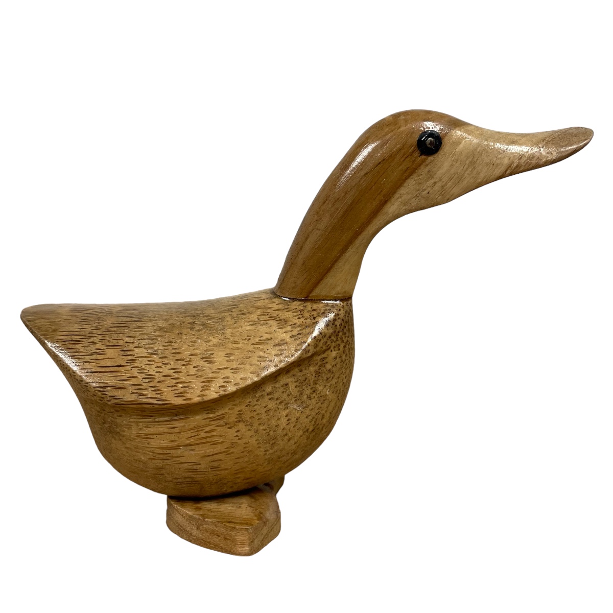 Bamboo root sitting duck (15cm) - Java Art